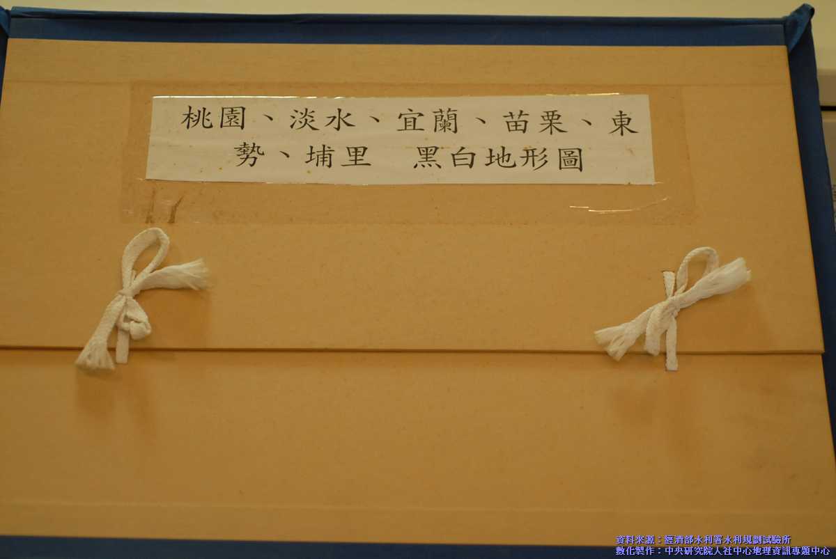 宜蘭黑白地形圖